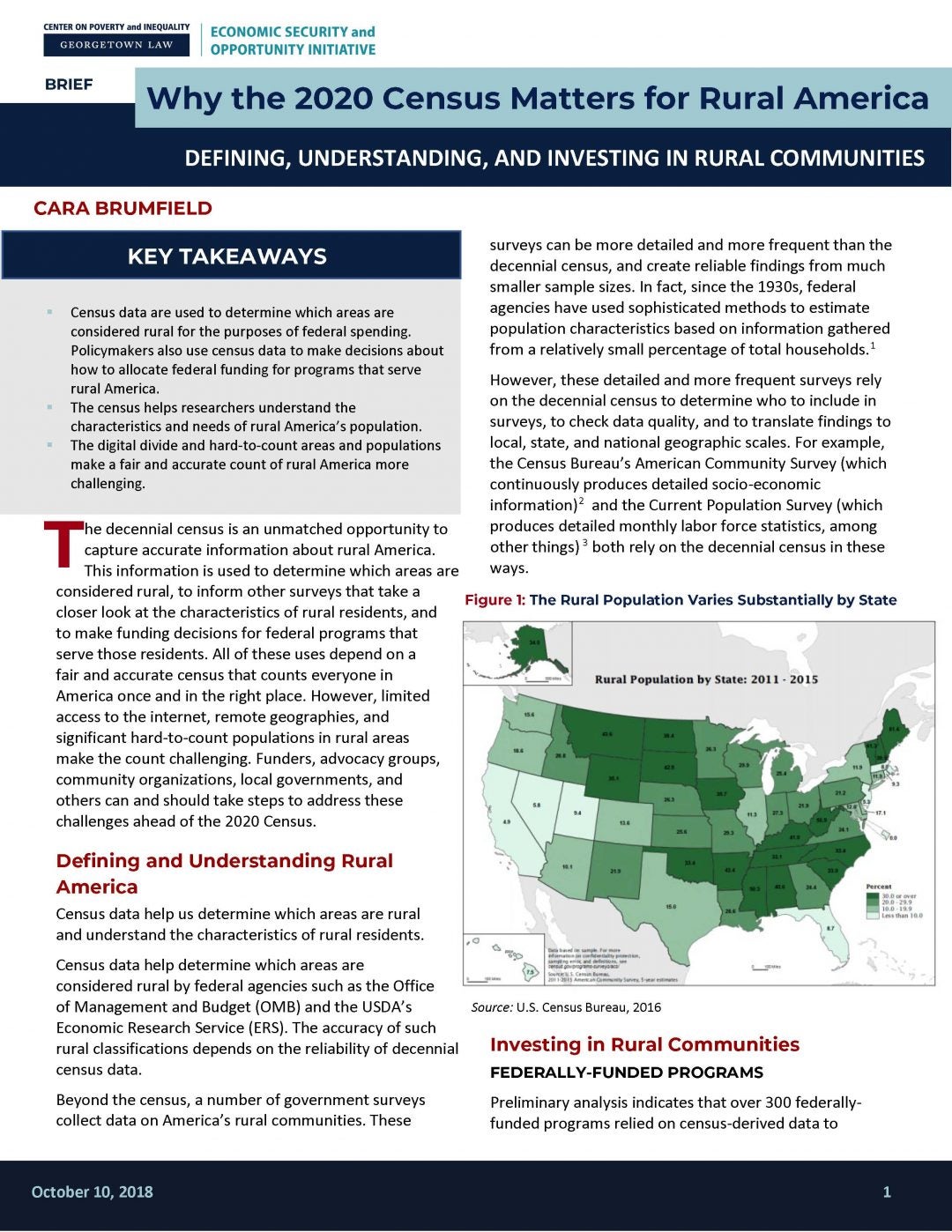 Why the Census Matters for Rural America: Defining, Understanding ...