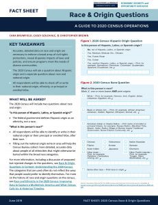 Race & Origin Questions: A Guide to 2020 Census Operations - Georgetown ...