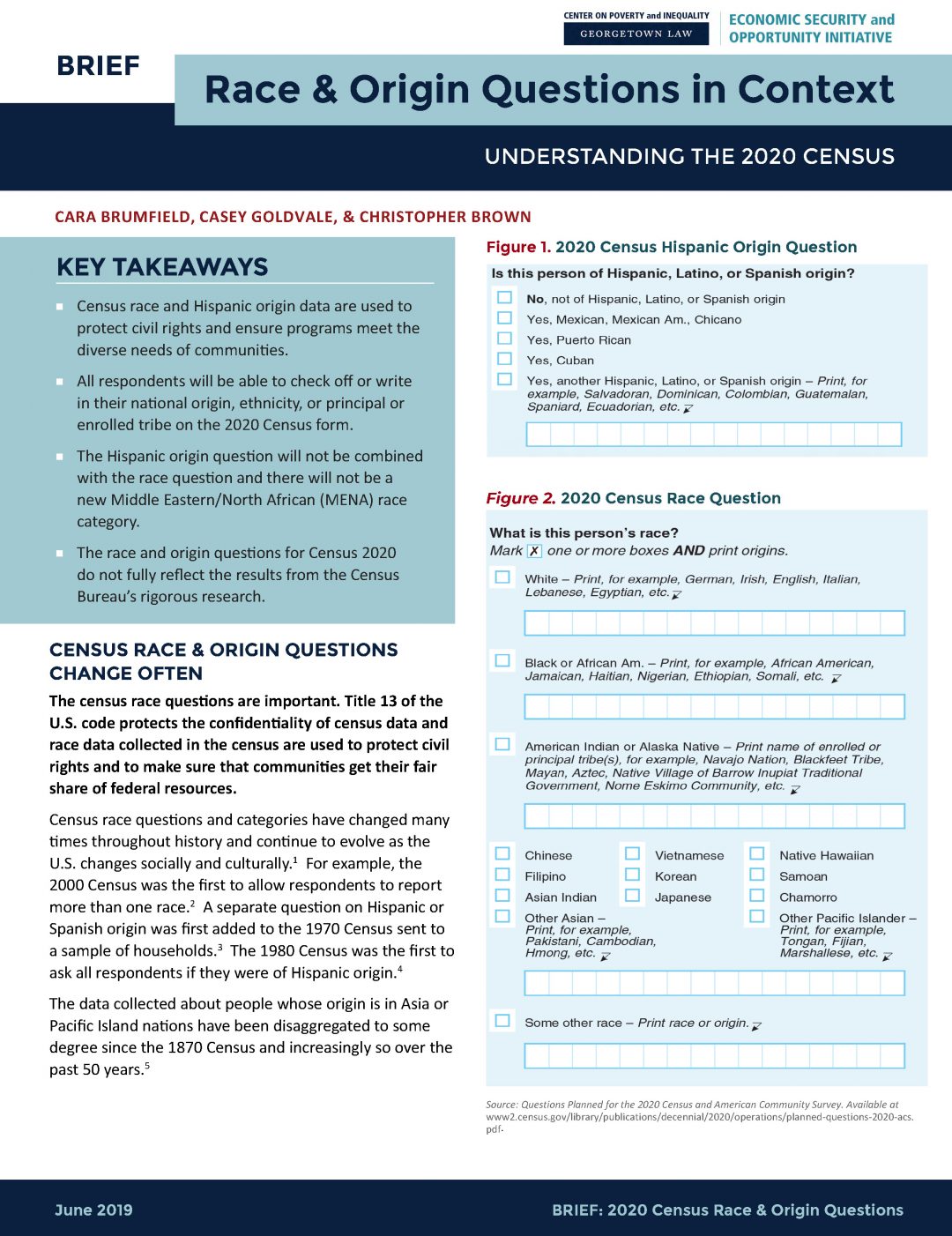 Race & Origin Questions in Context: Understanding the 2020 Census ...