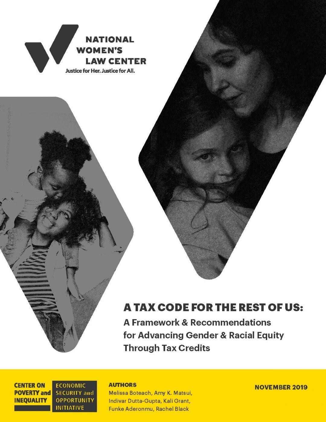 A Tax Code For The Rest Of Us A Framework And Recommendations For Advancing Gender And Racial