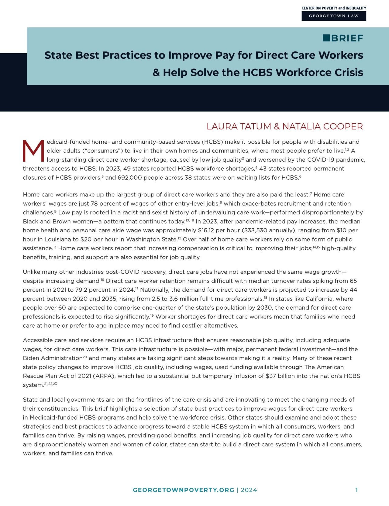 State Best Practices To Improve Pay for Direct Care Workers & Help ...